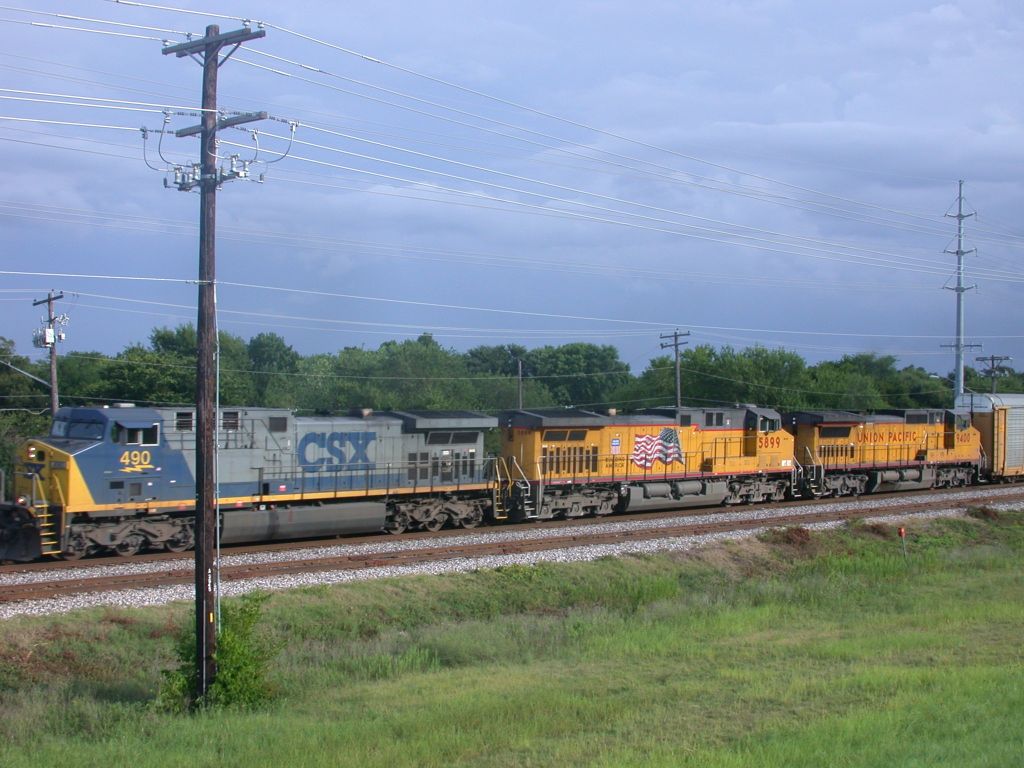 CSX 490 28Aug2004 NB in SNEED